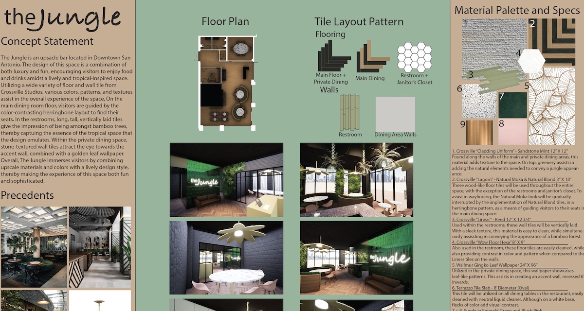 UT Design Students Learn Tile Specification - Crossville Studios